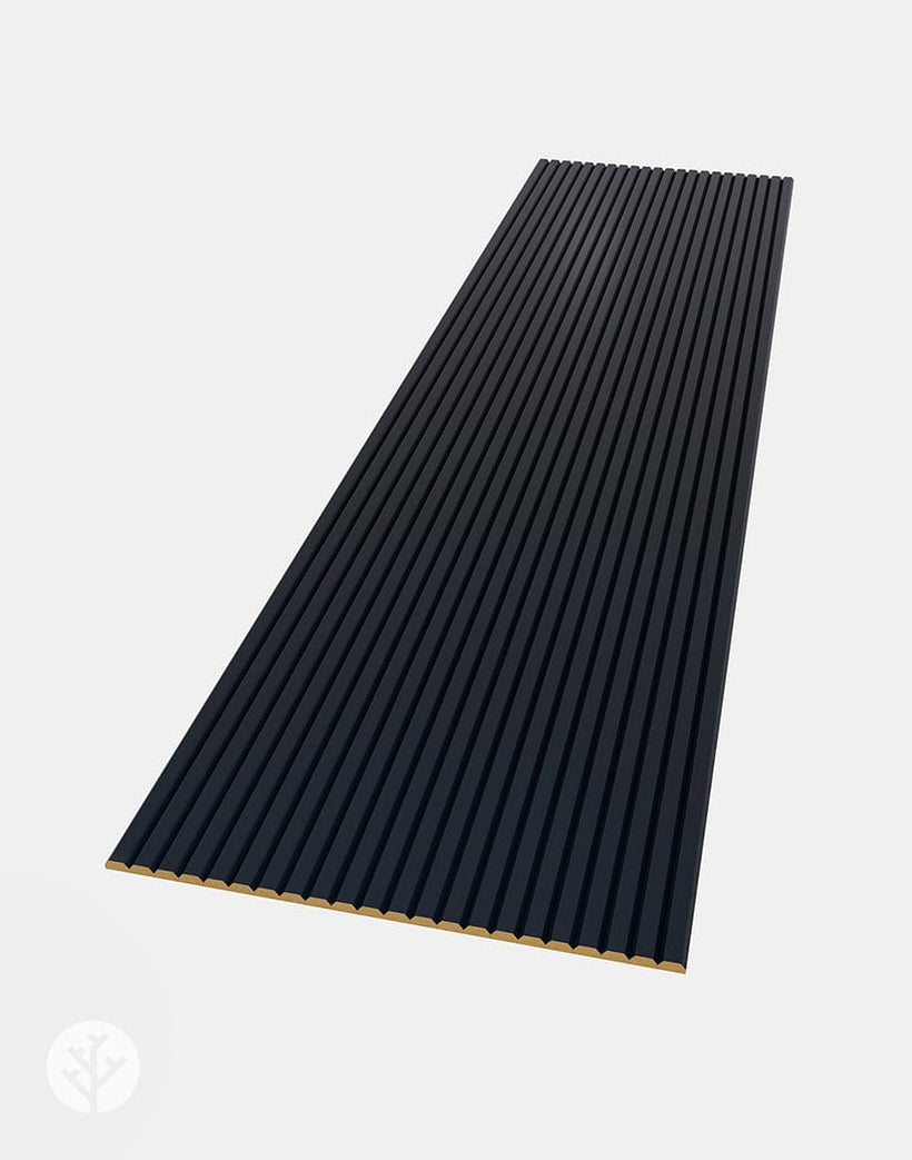 Flutto™ Blue Slat Flexible Tambour Wood Panels | Elegant Wall Paneling