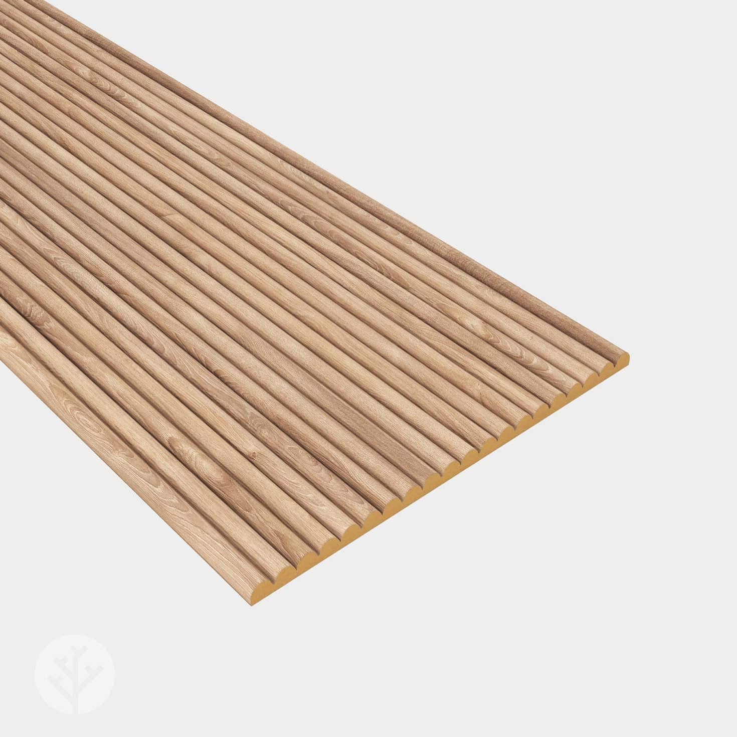 Flutto™ Oak Mini-Ridge Flexible Tambour Wood Panels | Elegant Wall Paneling