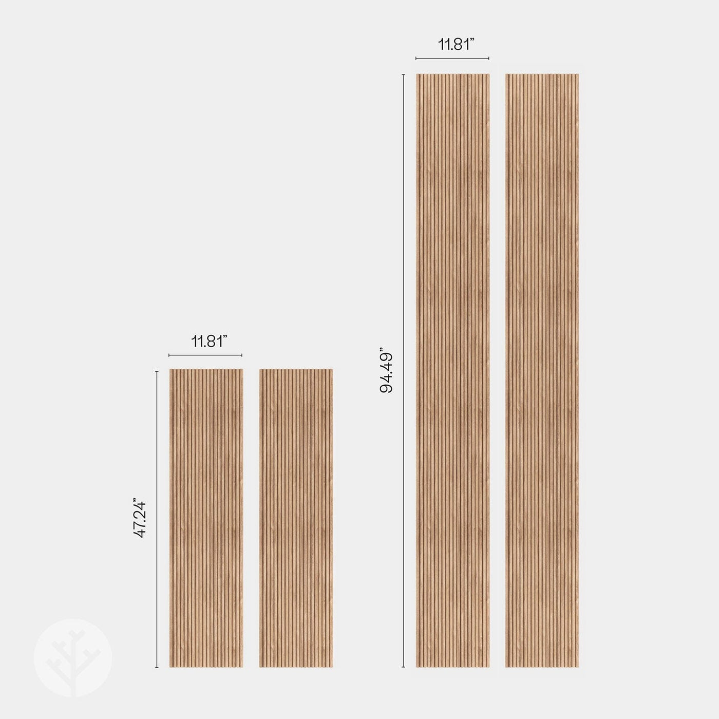 Flutto™ Oak Mini-Ridge Flexible Tambour Wood Panels | Elegant Wall Paneling