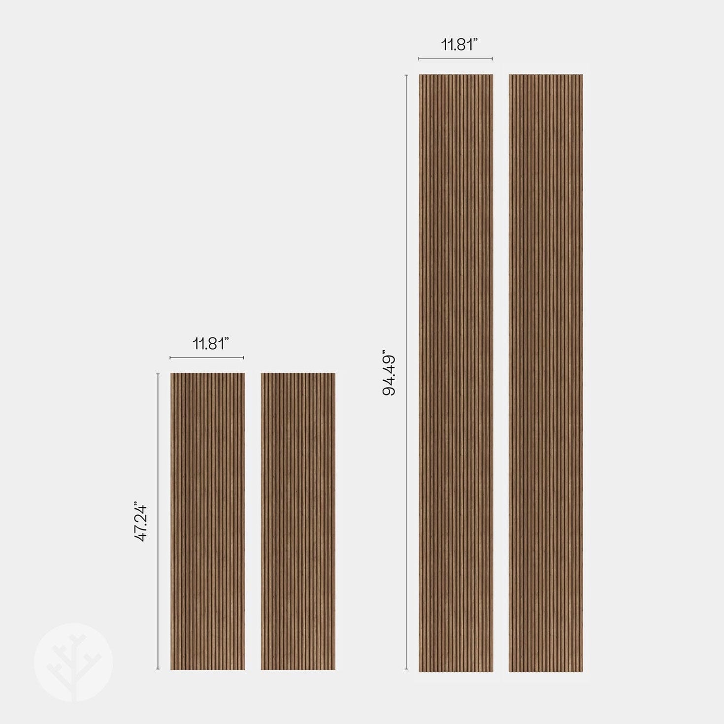 Flutto™ Walnut Mini-Ridge Flexible Tambour Wood Panels | Refined Wood ...