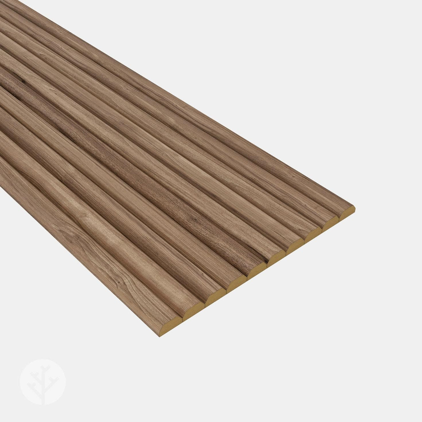 Flutto™ Walnut Slat Flexible Tambour Wood Panels | Chic Flexible Paneling