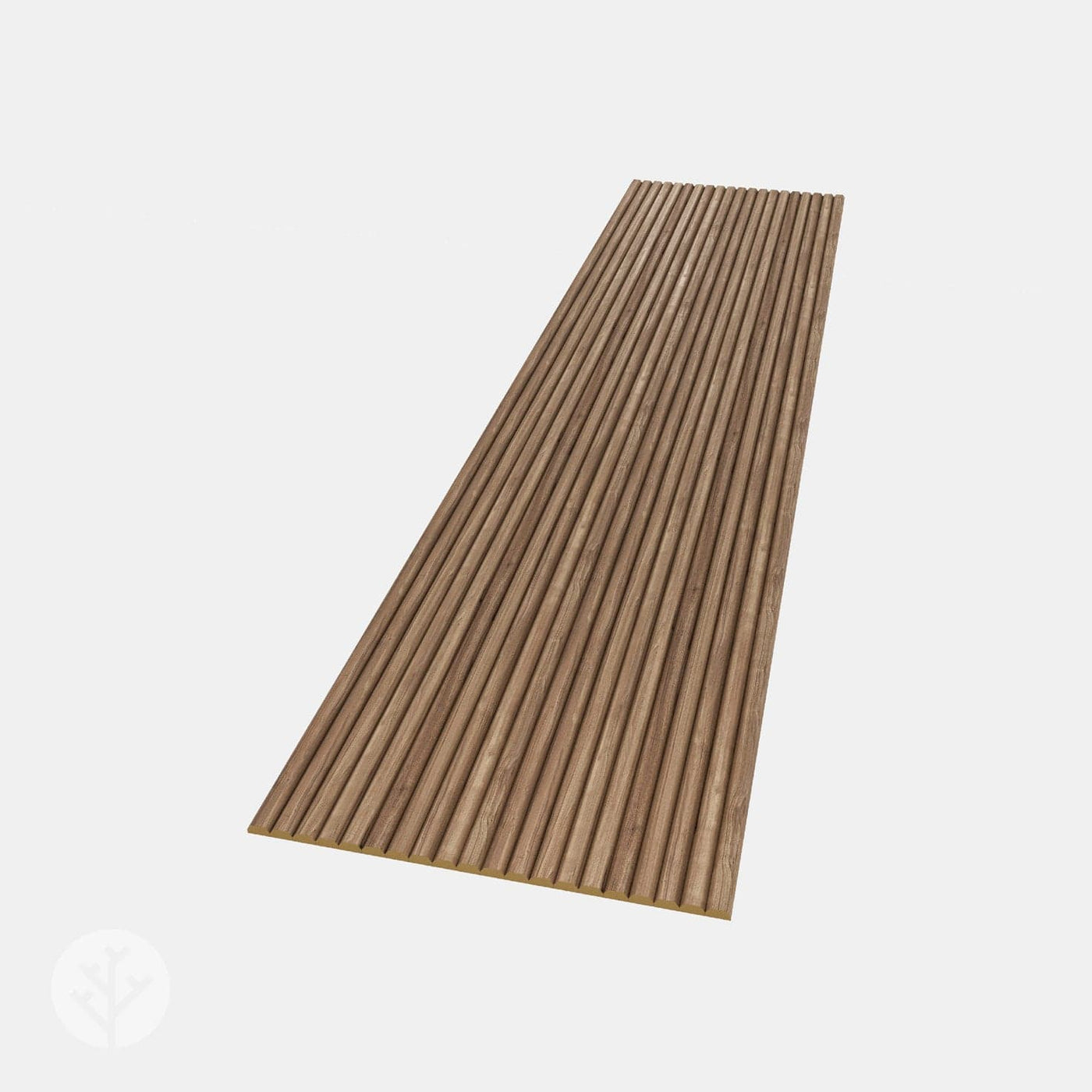 Flutto™ Walnut Slat Flexible Tambour Wood Panels | Chic Flexible Paneling