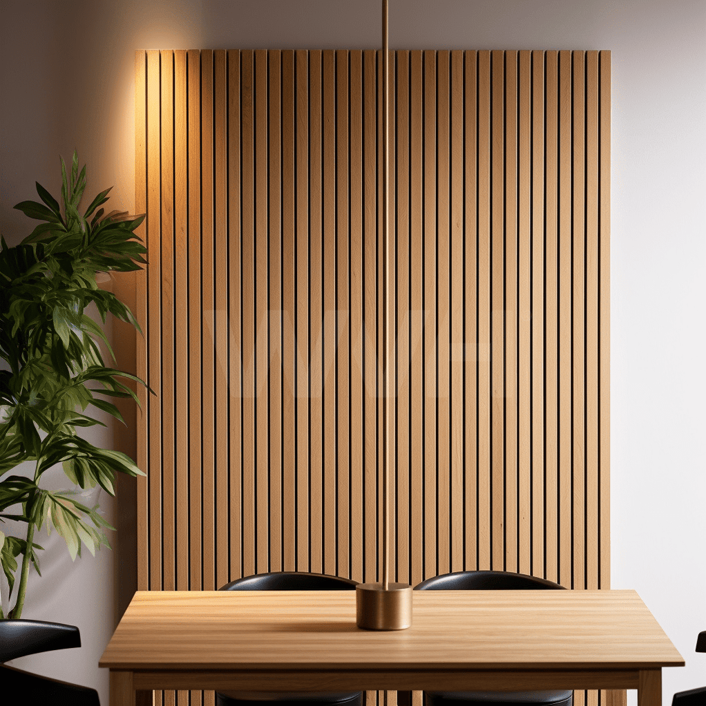 Premium American Oak Acoustic Panels | Slatpanel® Luxe Wide Slat | WVH®