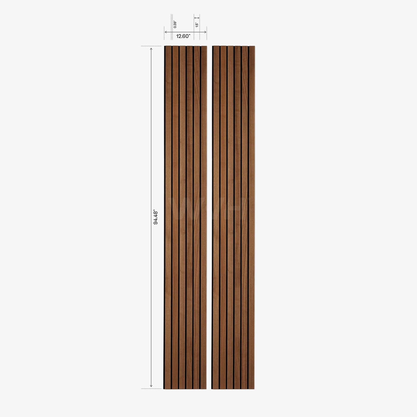 Premium American Walnut Acoustic Panels | Slatpanel® Luxe Wide Slat | WVH®