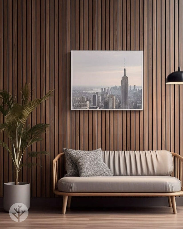 White Wood Slat Interior Wall Paneling | Order Online