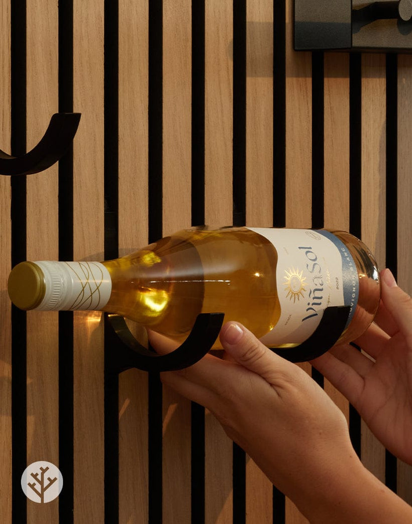 Black Wine Rack (2pk) | Panel Accessories by Slatpanel®