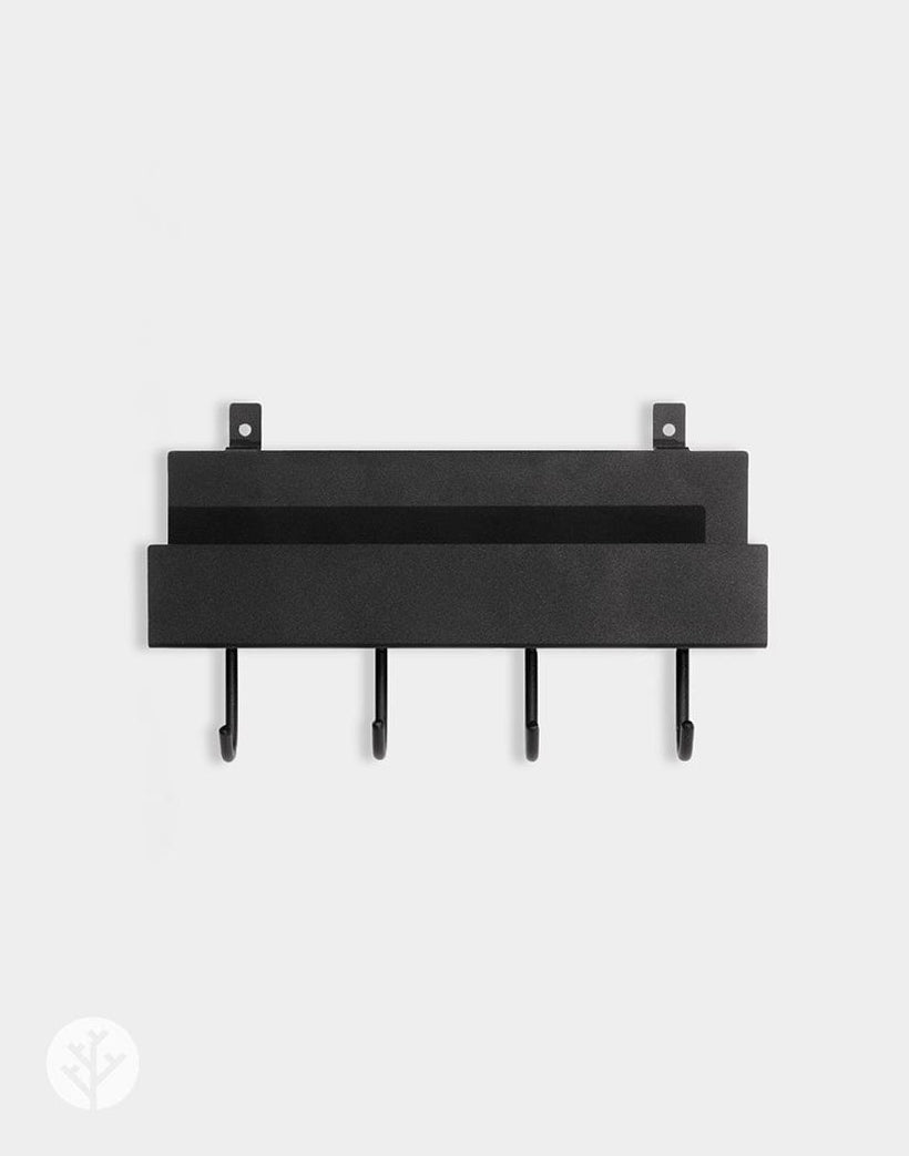 Shelf With Four Hooks | Panel Accessories by Slatpanel®
