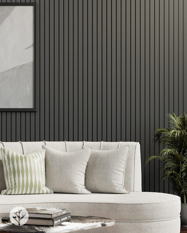 Luxe Wide Slat Leather Slat Wall Panels