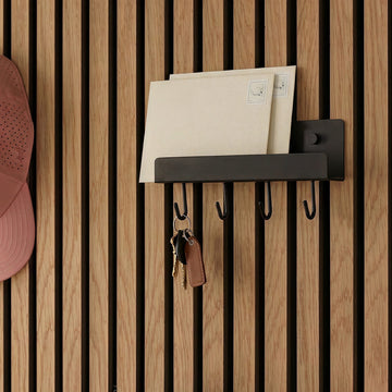 Shelf with Hooks and EVA Felt | Panel Accessories by Slatpanel®