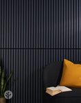 Midnight Blue Interior Wall Wood Slats | Order Online