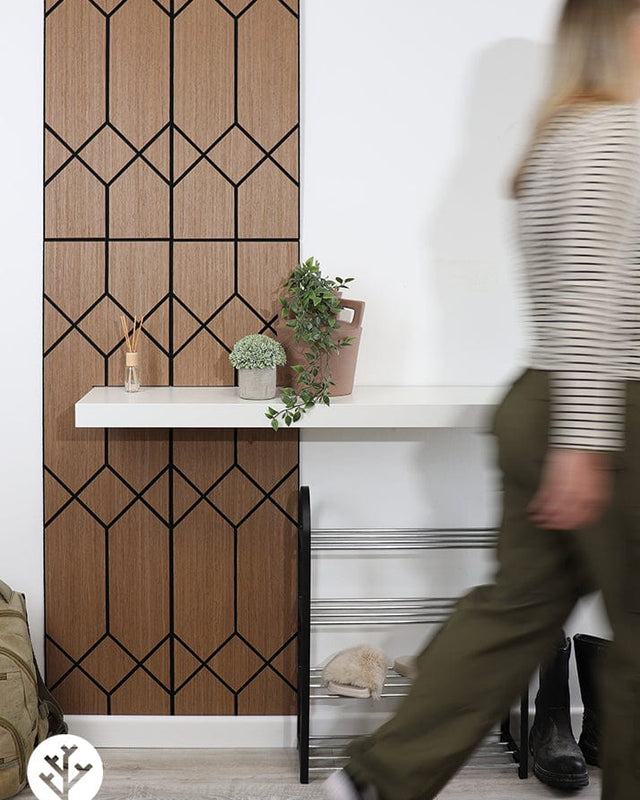 Geo-Lite Trapeze Geometric Wall Panel