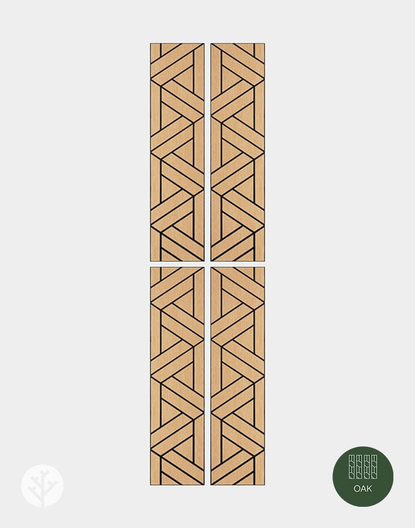 Geo-Lite Weave Geometric Wall Panel