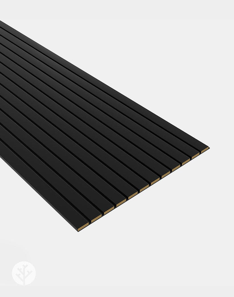 Slatpanel® Luxe Black Wide Slat Wall Panel