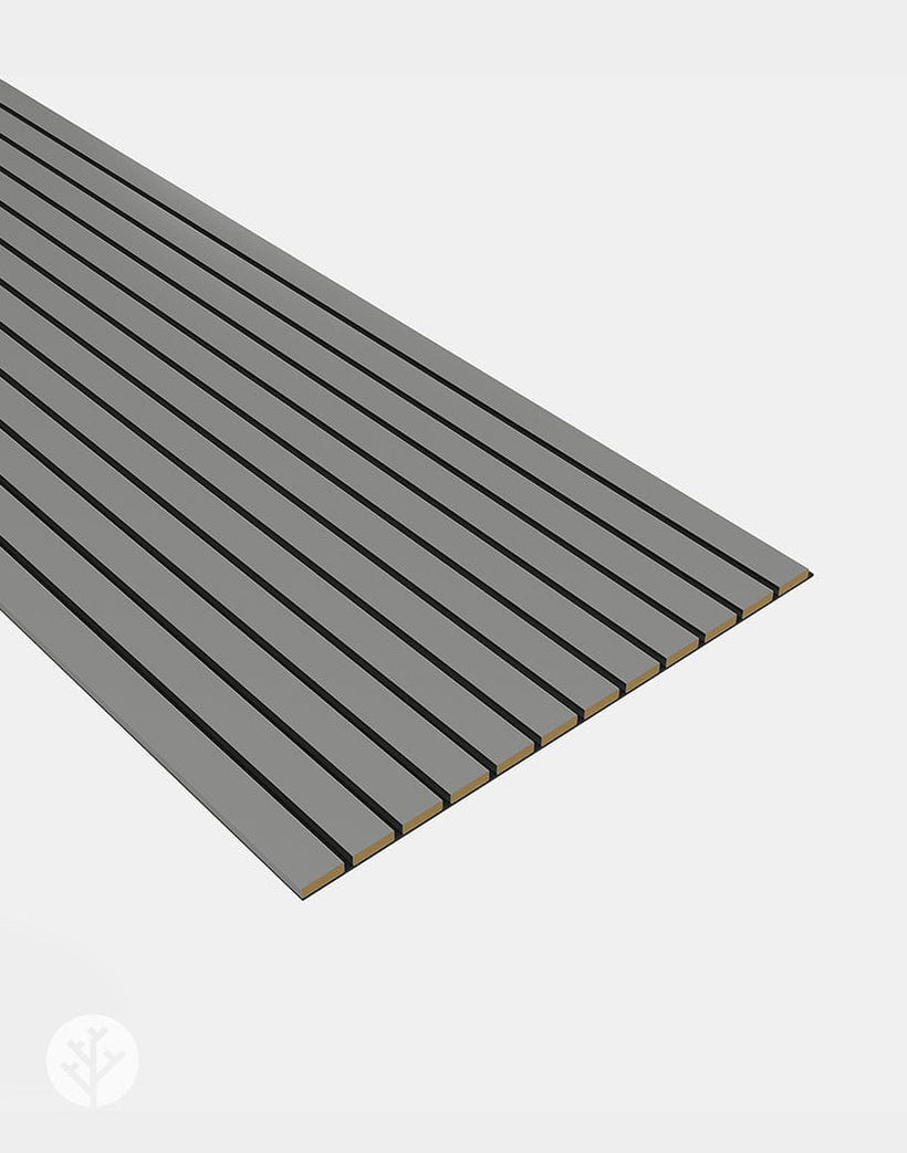 Slatpanel® Luxe Gray Wide Slat Wood Wall Panel