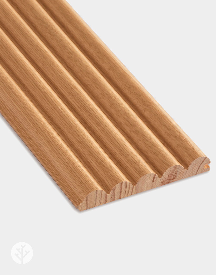 Oak Ridge Fluted Tambour Panels | Authentic Wood Effect