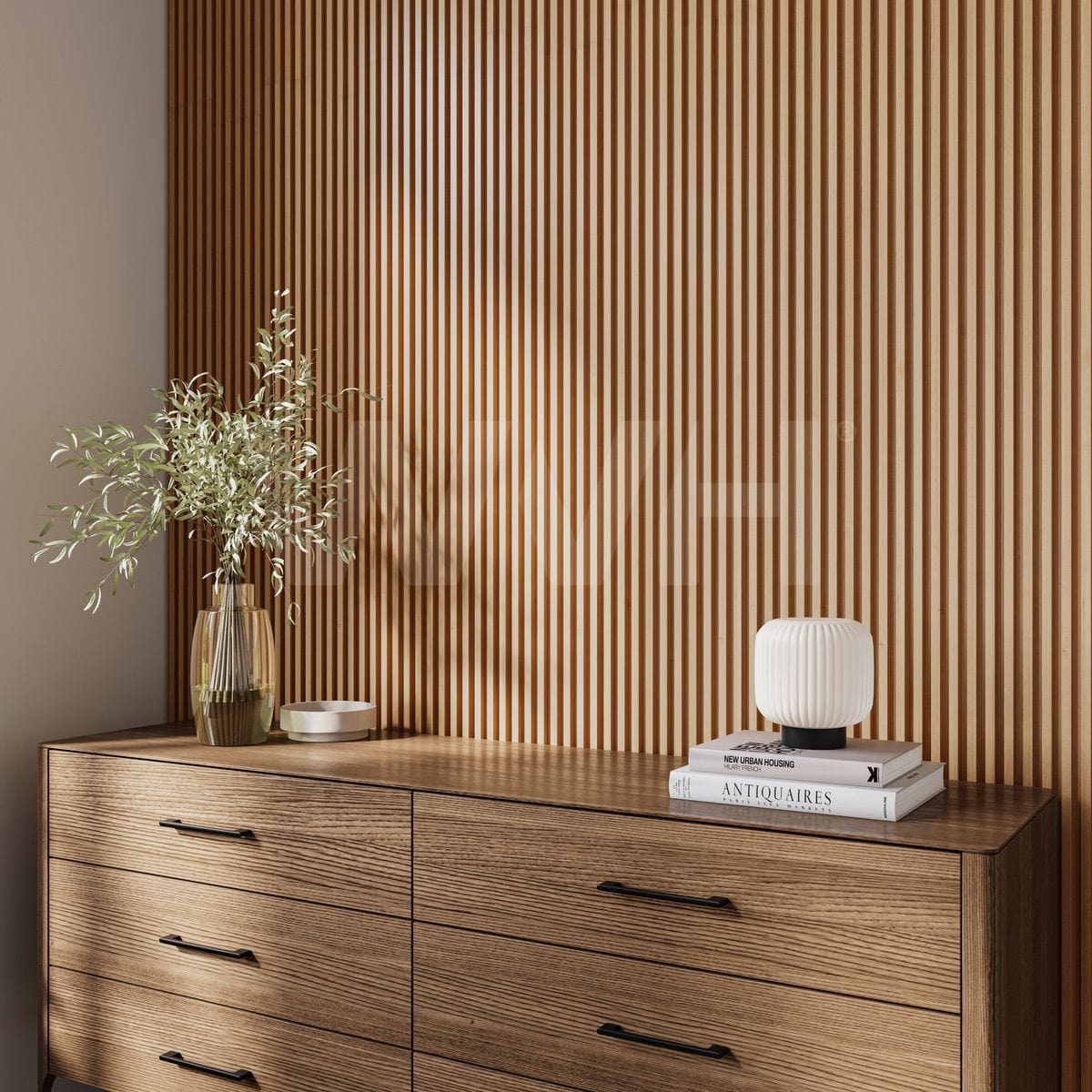 Oak Ridge Fluted Tambour Panels | Authentic Wood Effect