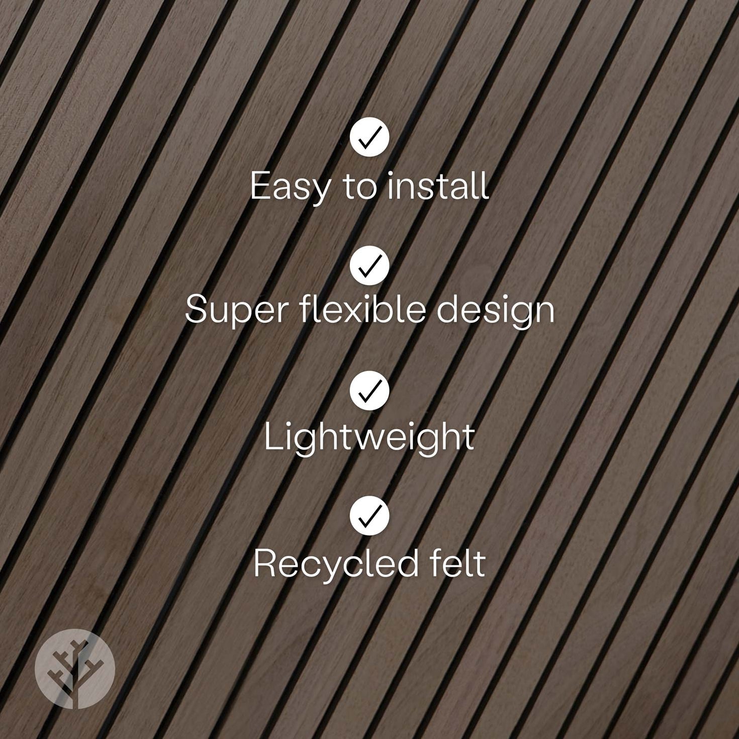 Ultraflex Walnut Flexible Lightweight Acoustic Wood Wall Panels | Orig