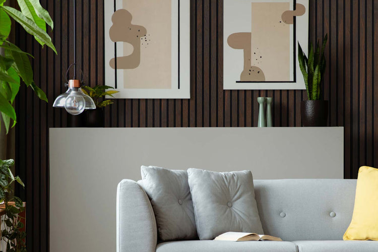 Natural Walnut Slat Wood Wall Paneling | Order Online